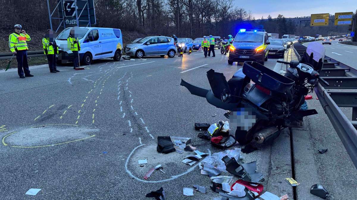 Unfall Auf B14