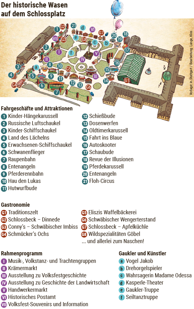Cannstatter Wasen Map