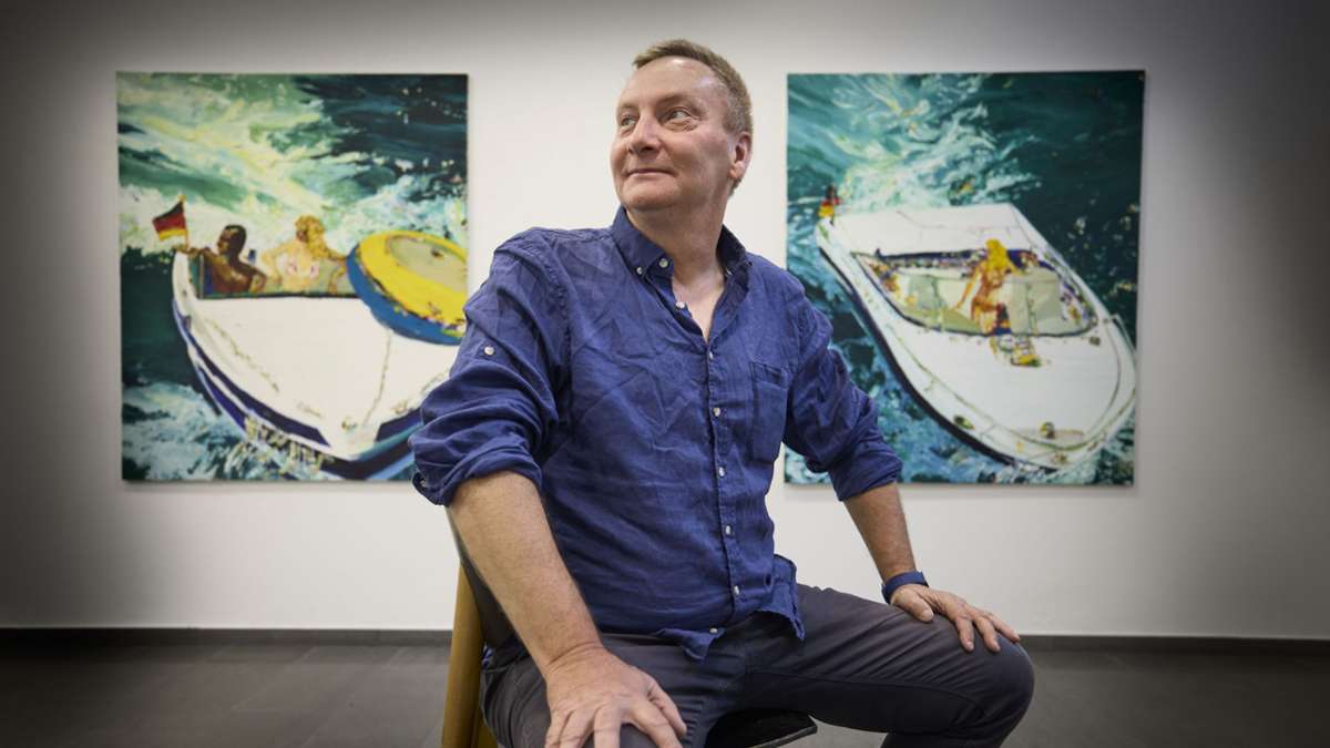 Ausstellung in Fellbach: Feiner Humor und dunkle Sackgassen - Rems-Murr ...