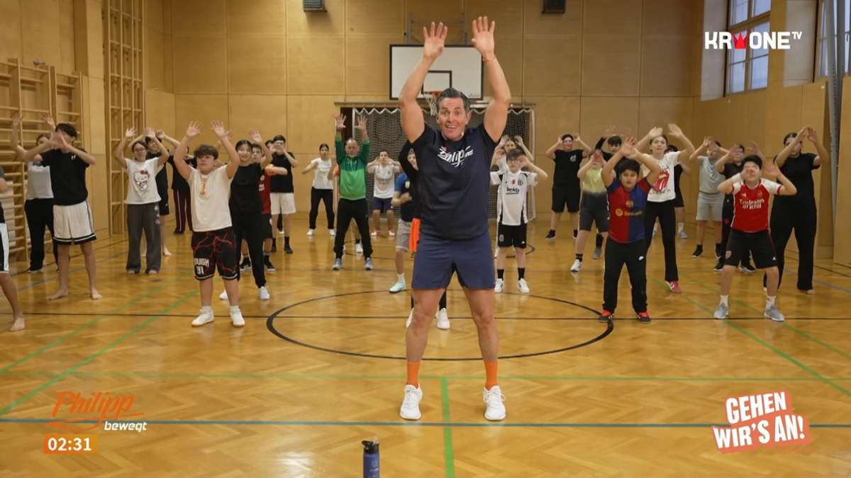 Philipp bewegt Schule: Zu Gast in der MS Leopoldau am Mittwoch