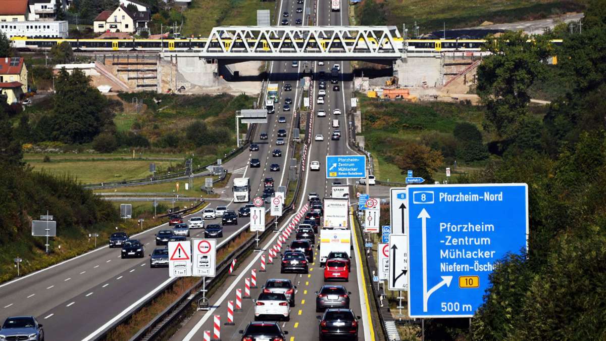 Raststatten A8 Richtung Stuttgart