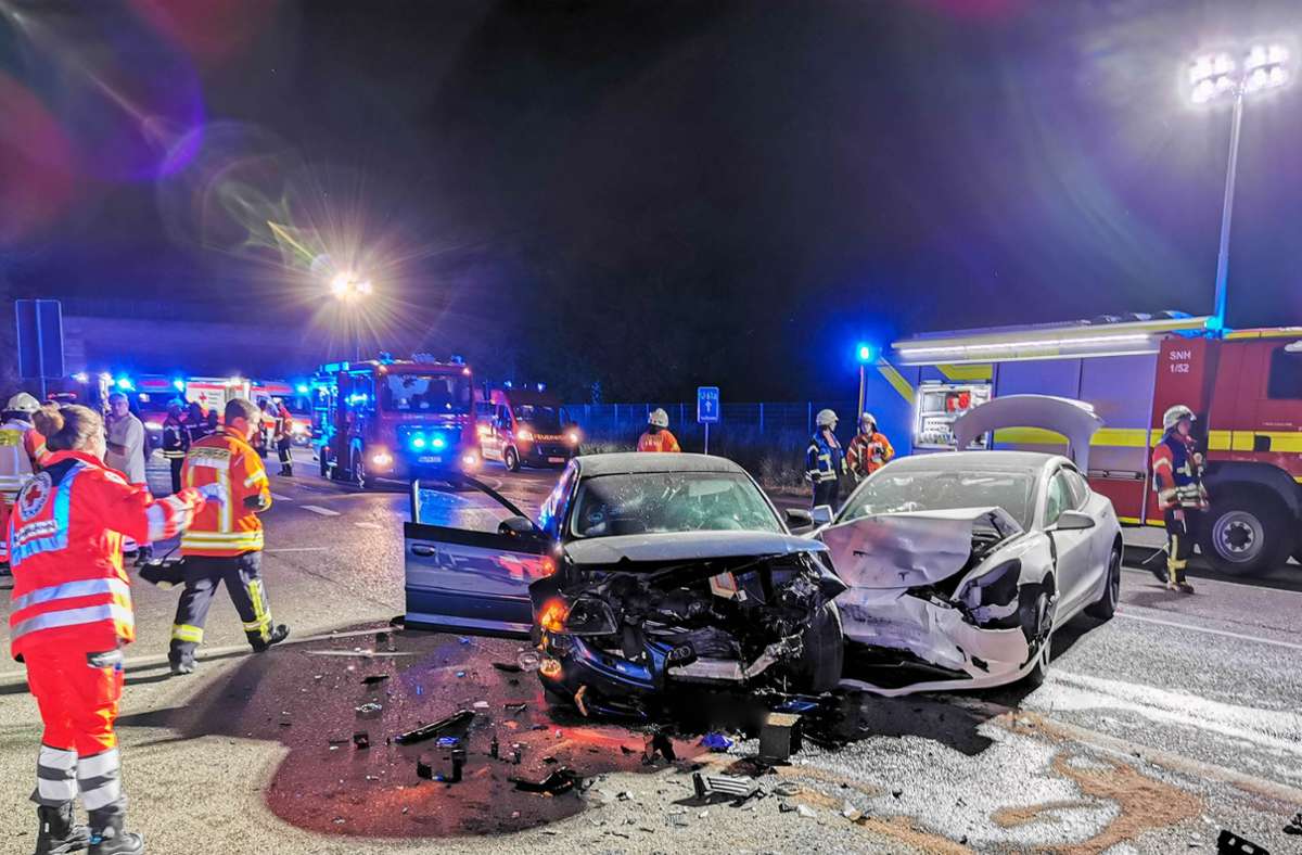 Erstaunlich Unfall Bei Sinsheim Fotos